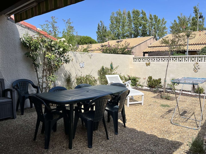 Jolie Maison Pour 4 Couchages, Terrasse Cloturée, - Portiragnes