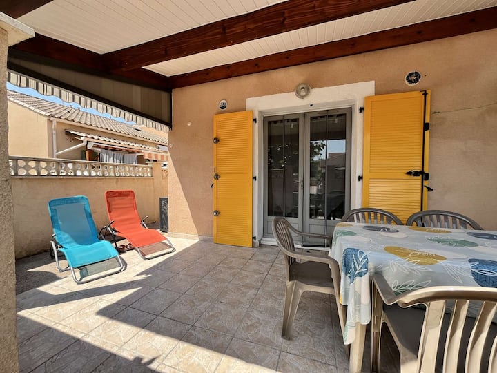 Maison D'angle Tout Confort Climatisée, 3 Chambres - Portiragnes