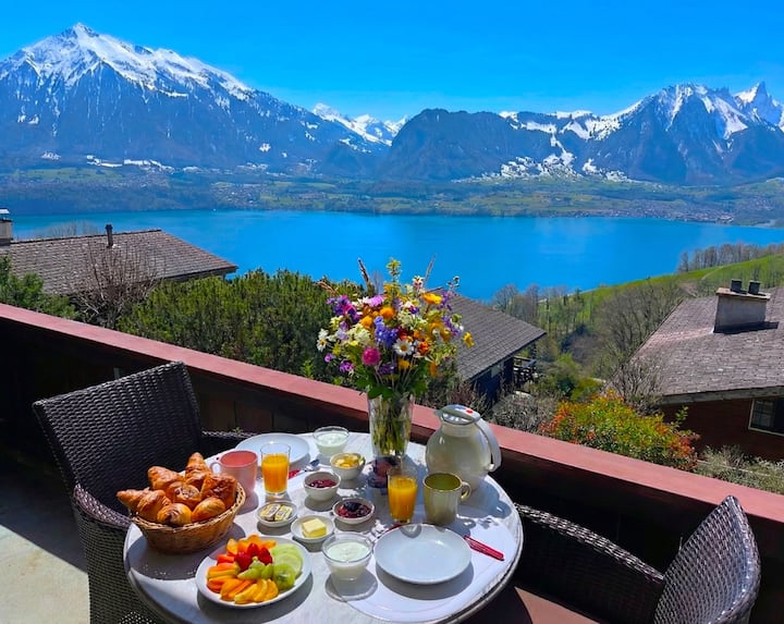 Concierge, Scenic Views, Long Stay By Swisshut - Gunten