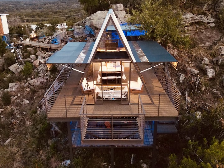 Wings, The Transforming A-frame - Marble Falls, TX