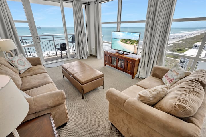 New 3-bedroom Seaside Resort, Corner Views, Pools! - North Myrtle Beach, SC