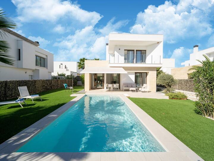 Villa à Orihuela Avec Piscine Et Golf - Bigastro