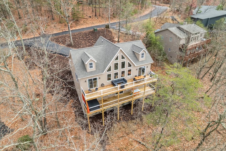 Luxe Lodge Designer Decorated Hot Tub Slope Views - Massanutten, VA
