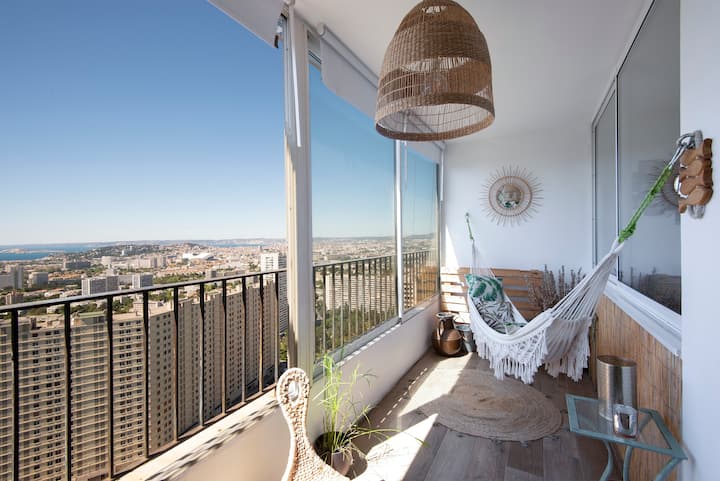 Appartement Avec Vue Panoramique Sur La Mer - Marseille