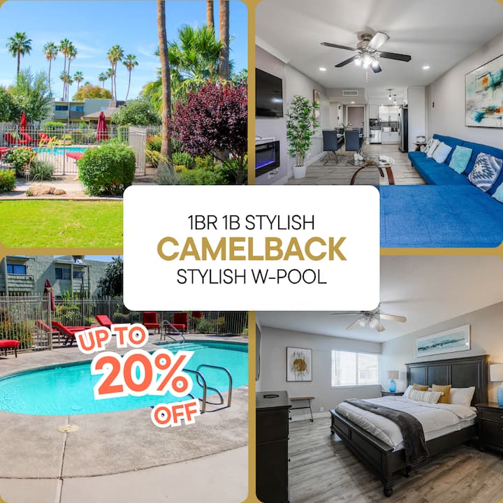 Great 1br Apt W/pool Next Fashion Sq Mall & Bars - Scottsdale, AZ