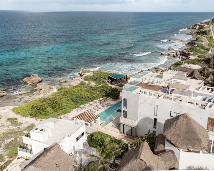 Perfect Getaway: 2 Bedrooms, Ocean View And Pool! - Isla Mujeres