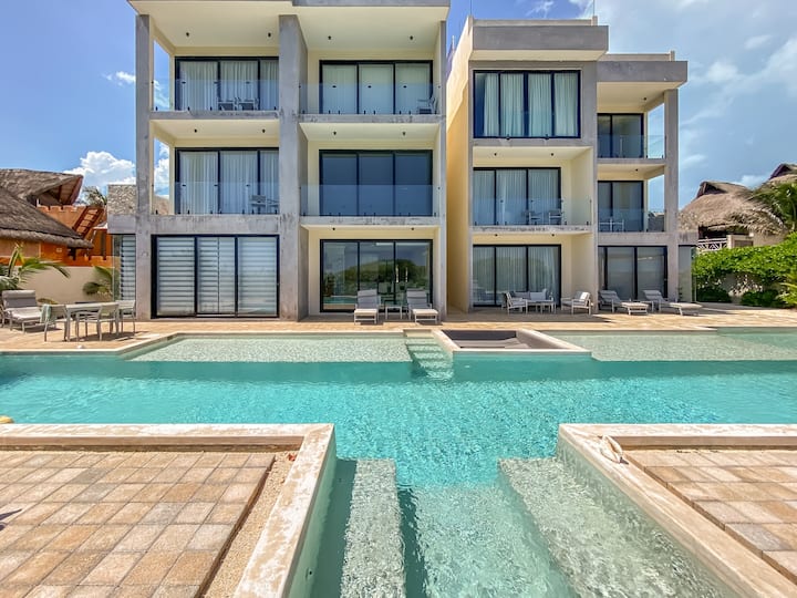 Perfect Getaway: 2 Bedrooms, Ocean View And Pool! - Isla Mujeres