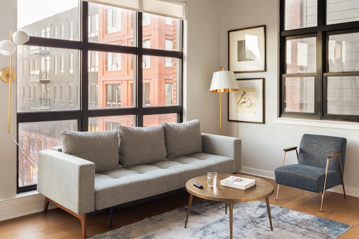 Sosuite | Corner 1br Apt W W/d, Shared Roofdeck - Camden, NJ