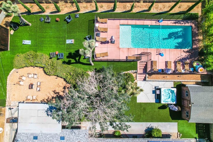 Jt Estate W/ 7beds + Pool|spa|plunge & Game Room! - Joshua Tree, CA