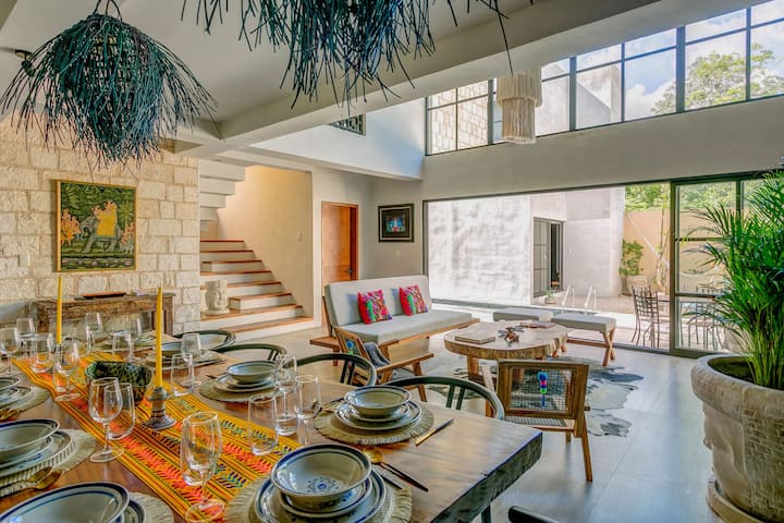 Magnificent Villa With Roof Pool And Lap Pool! - トゥルム