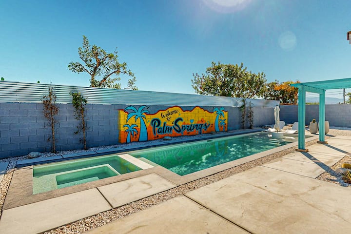 3br Luxe Mtn View Home With Pool & Outdoor Kitchen - Palm Springs