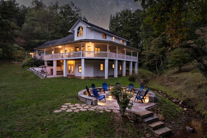 Creekfront 30-acre Retreat • Hot Tub & Firepit - Ellijay