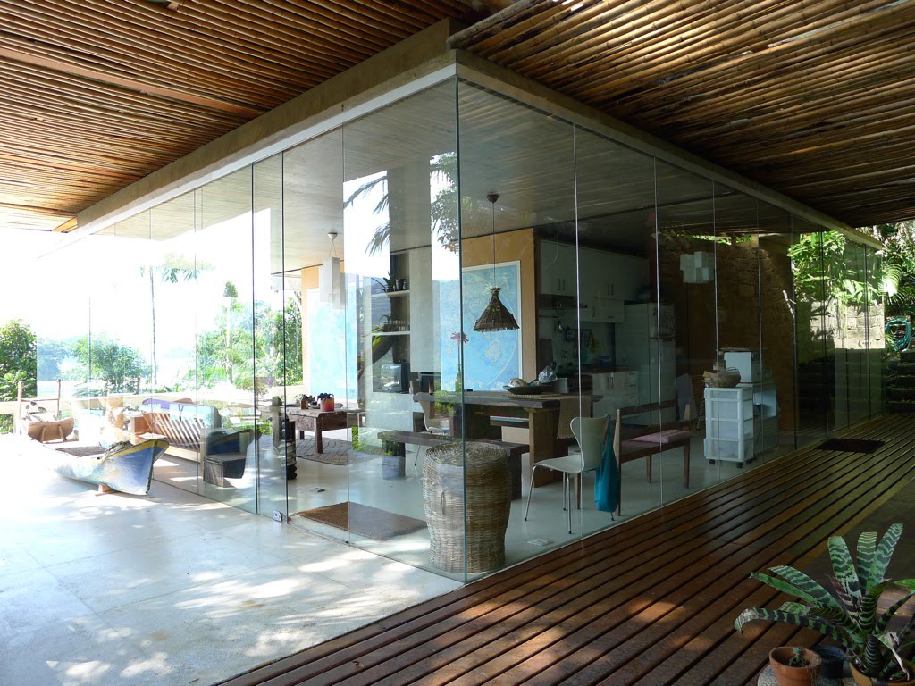Glass house with amazing ocean view - Houses for Rent in Ubatuba, São ...