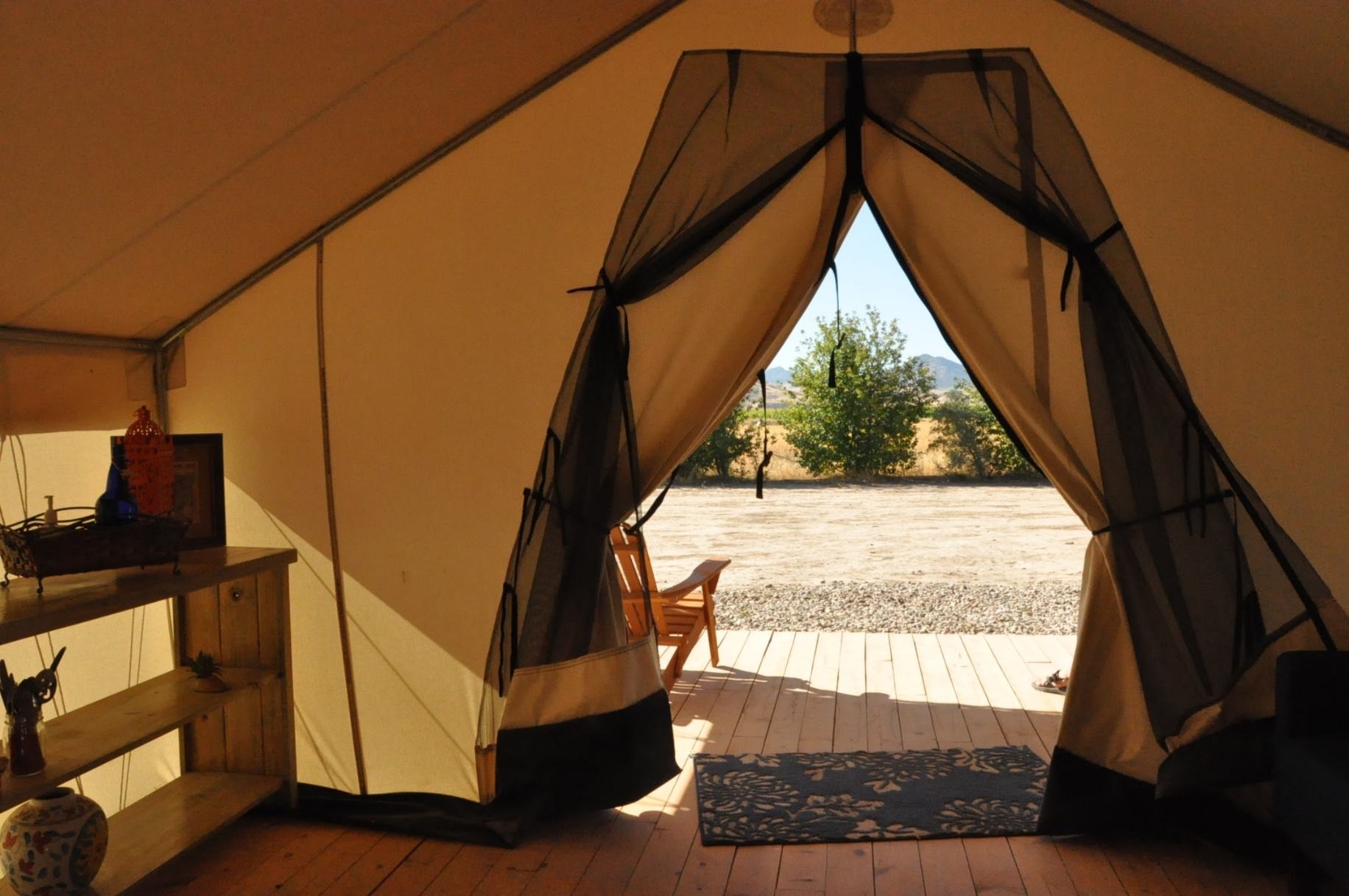 Glamp Tent at Wildland Gardens - Farm stays for Rent in Joseph, Utah ...