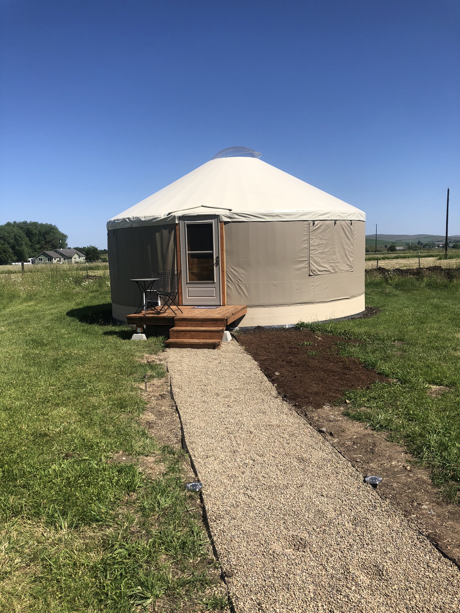 The Depot - Yoga Yurt with Wallowa Mountain Views! - Yurts for Rent in ...