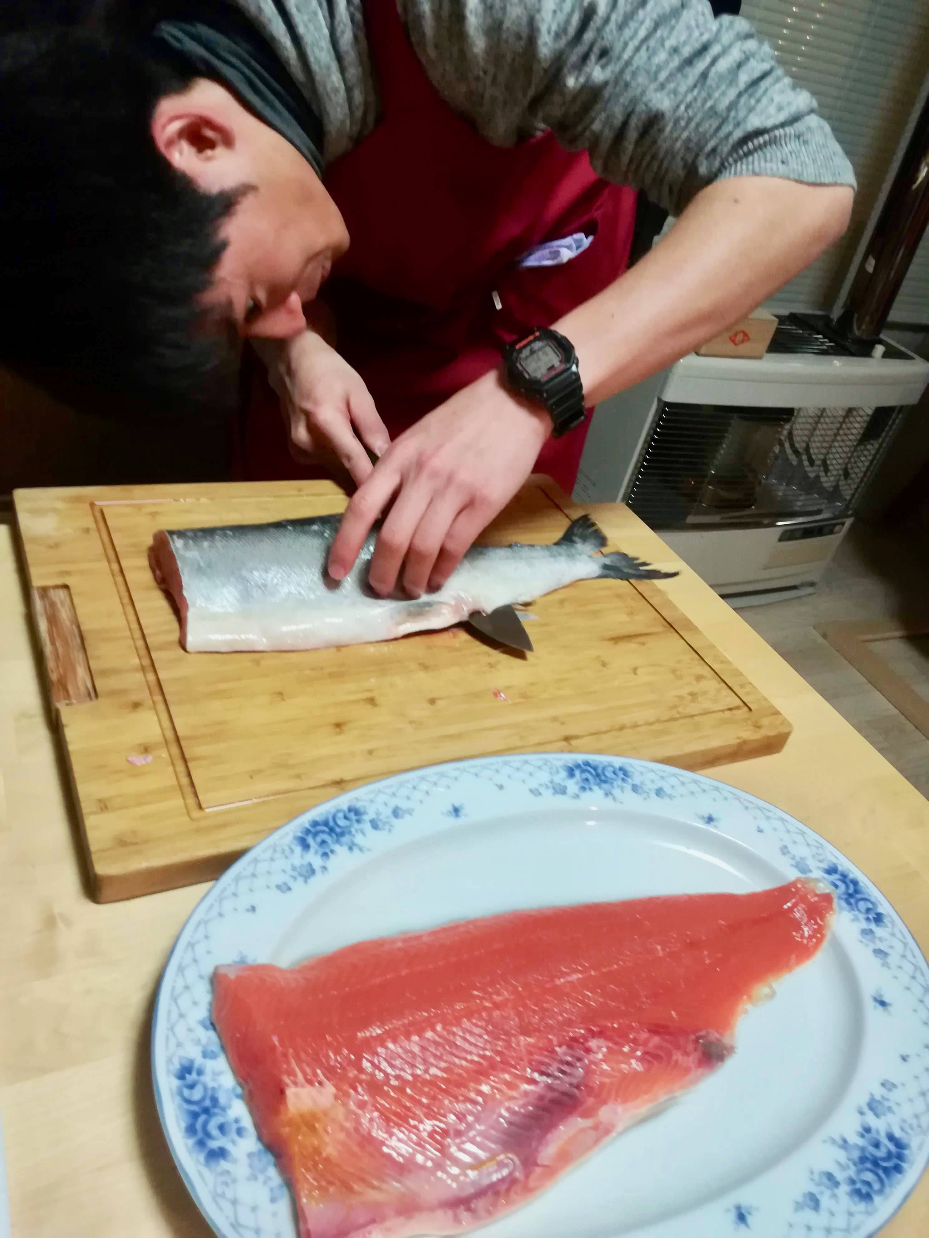 Ainu (Hokkaido native) food cooking! - Airbnb