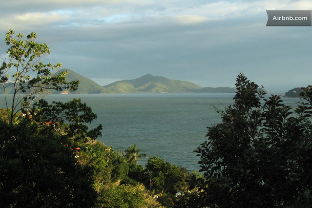 Romantic Bungalow with Ocean View in Ubatuba