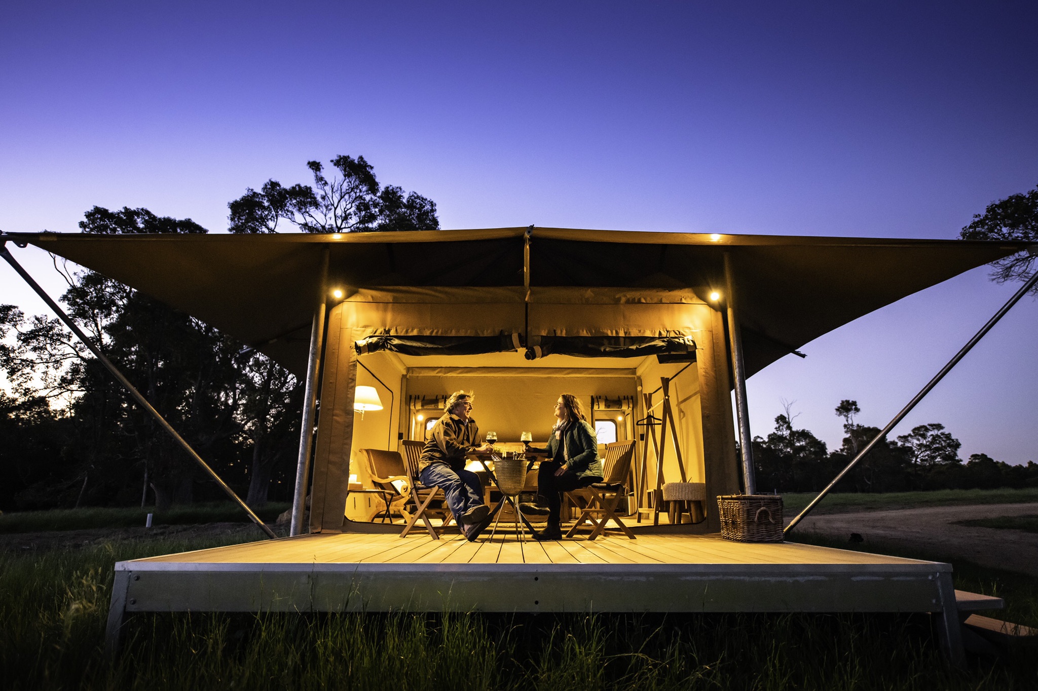 Two Blind Cows Glamping 3 - Tents for Rent in Osmington, Western ...