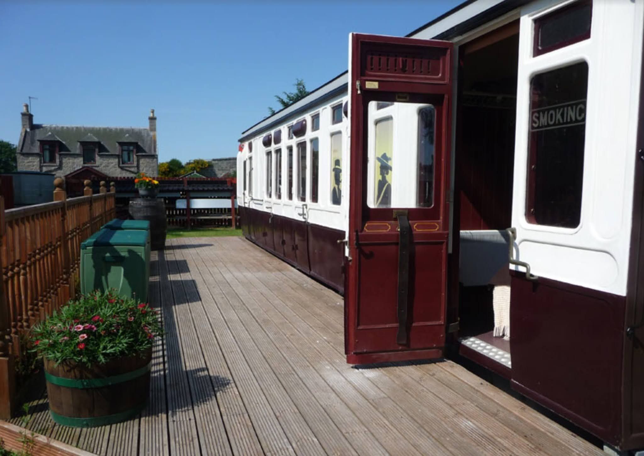 Unique Speyside stay in converted train carriage - Trains for Rent in ...