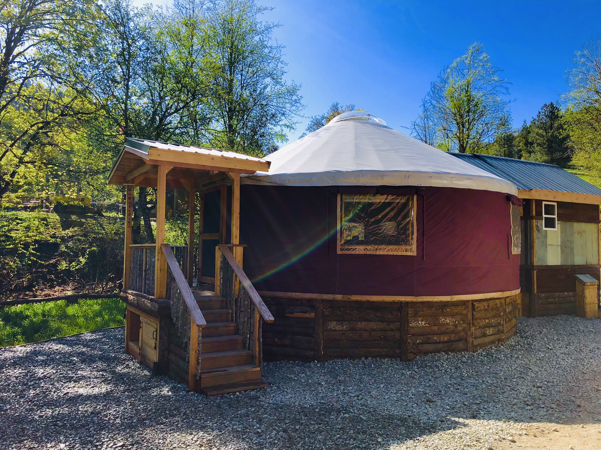 THE HIPPIE SHACK YURT&Tiny house @ PACHAMAMA FARM - Yurts for Rent in ...