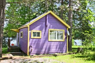Purple Cottage, Waterfront - Cabins for Rent in Wilberforce, Ontario ...