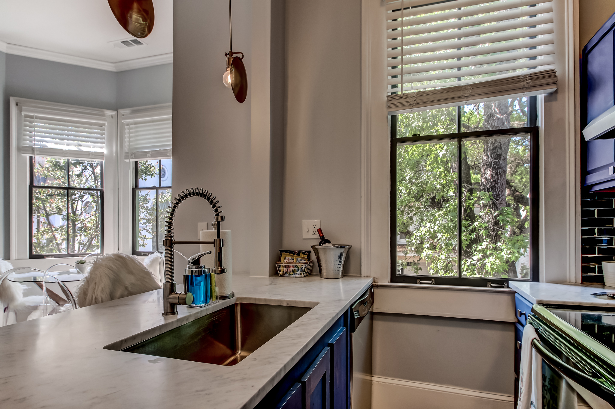 Renovated Condo in Victorian Row House By Forsyth - Condominiums for ...