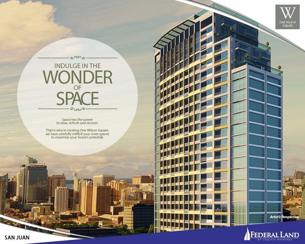 One Wilson Square Condominium at Greenhills 2BR - Condominiums for Rent ...