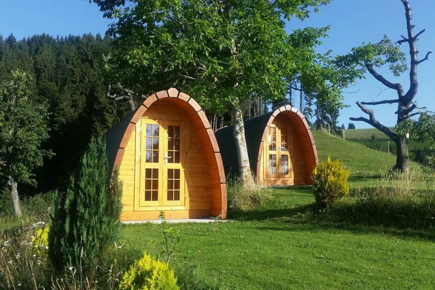 Stay in a wooden igloo (pot house) - Huts for Rent in Romoos, Luzern ...