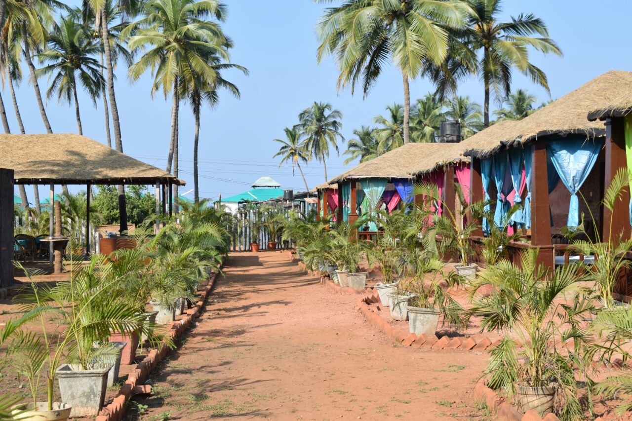 Shanti Village Resort, Beach huts at Agonda Beach - Huts for Rent in ...