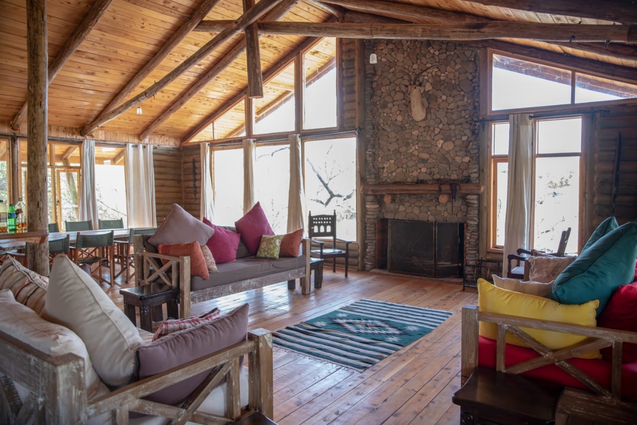 Olelek Ranch House - a log cabin in the bush - Cabins for Rent in ...