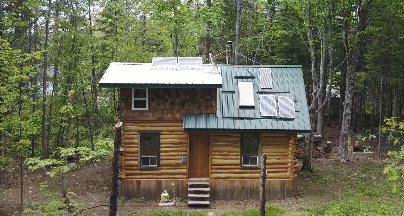 The Singin Ranger's Rustic Hand-Built Log Cabin! - Tiny houses for Rent ...