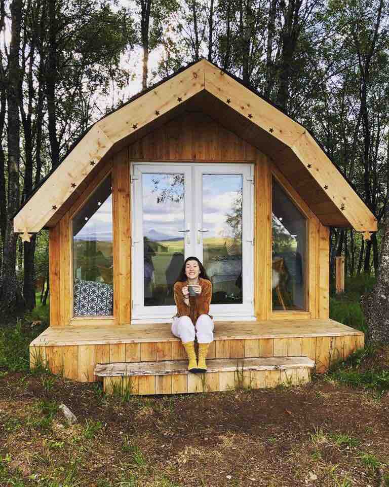 The Star Hut at Rannoch Station - Huts for Rent in Highland Perthshire ...