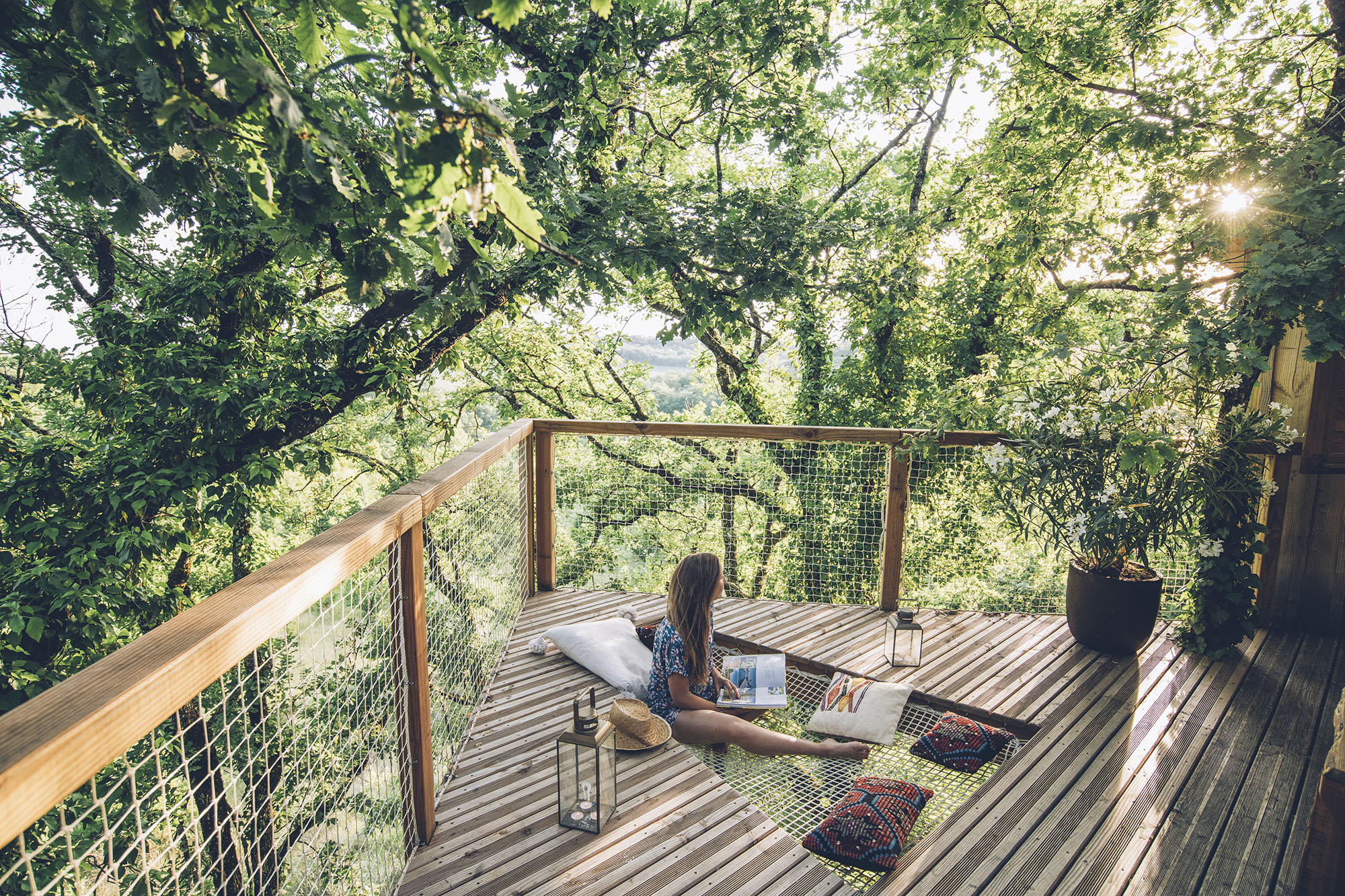 Treehouse with Spa and Private Sauna