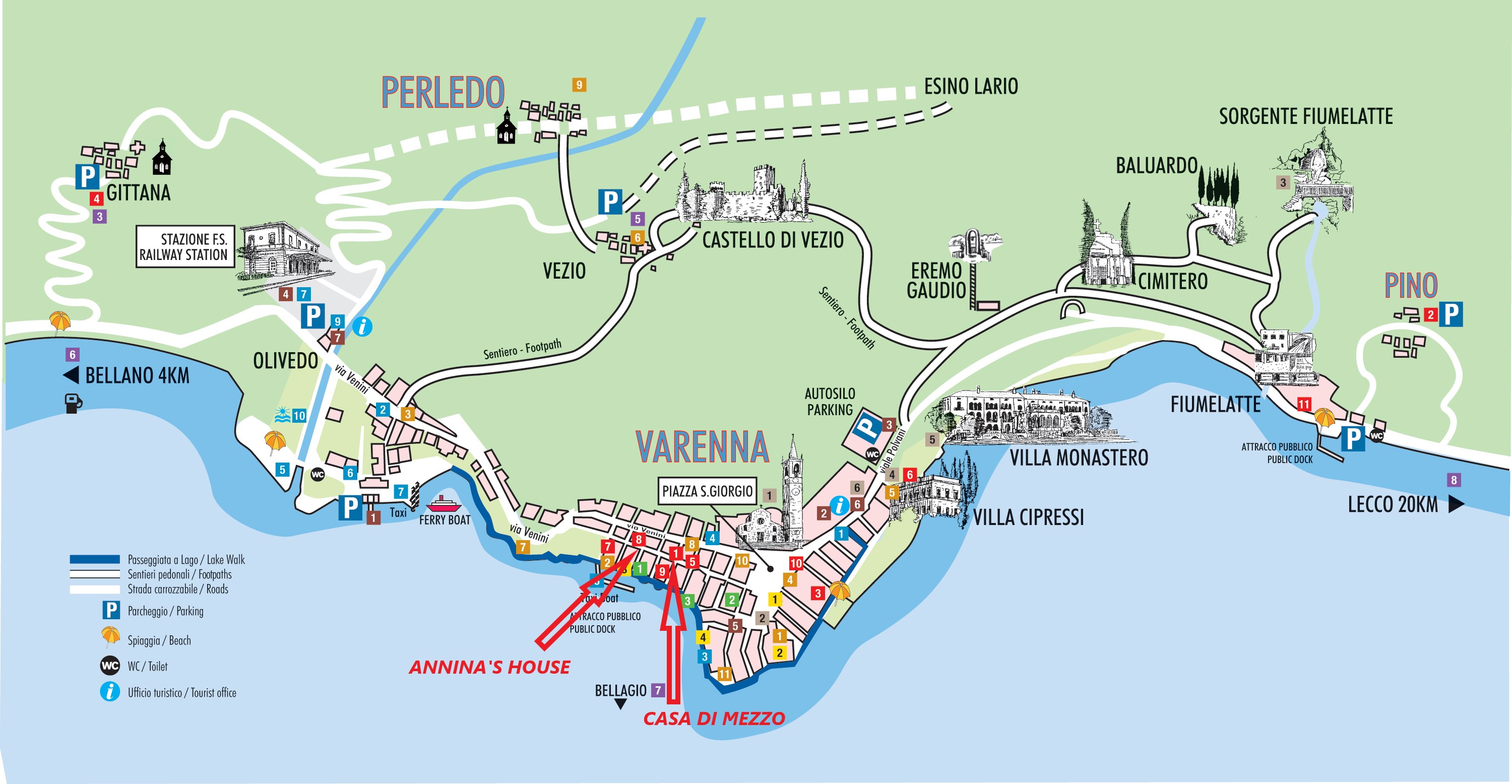 "Annina's House" Historic Centre VARENNA Lake Como - Apartments for ...